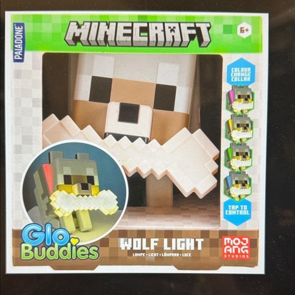 Minecraft | Other | Glo Buddies Minecraft Wolf Light | Poshmark